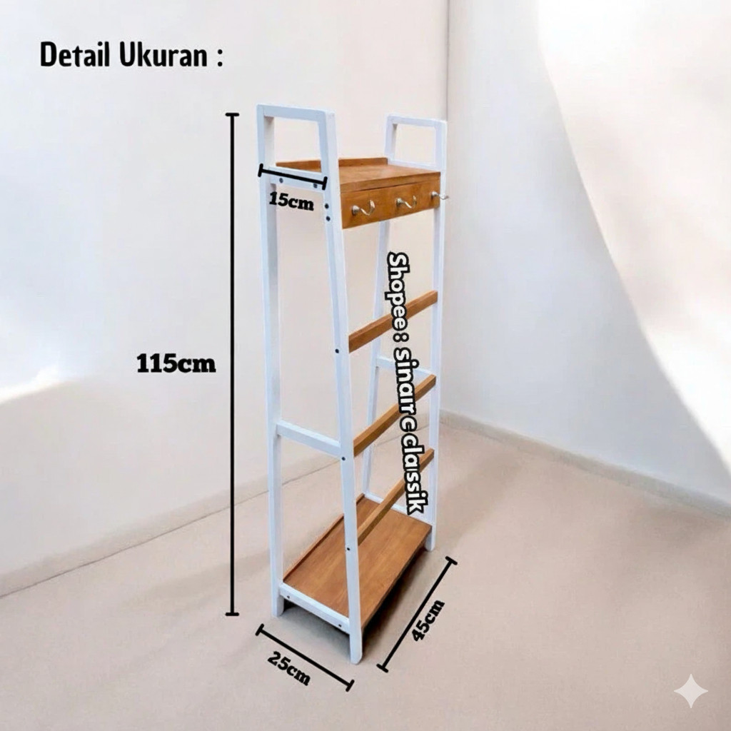 Jual Rak Mukena Minimalis 2 Warna - Tempat Mukena dan Sajadah - Rak ...
