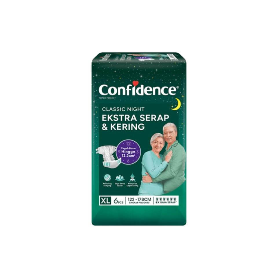 Jual Confidence Popok Dewasa Perekat Classic Night XL 6 pcs | Shopee ...