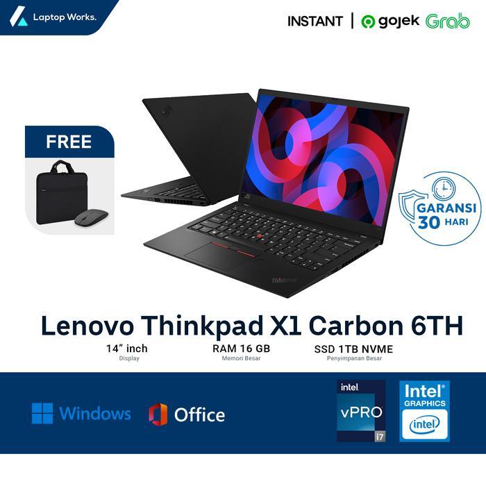 Jual Laptop Lenovo Thinkpad X1 Carbon 6Th Core I7 Gen 8 Ram 16gb Ssd ...