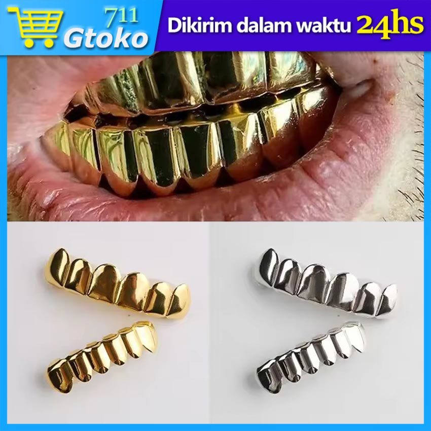 Jual Teeth Grillz Hip-Hop Eropa Dan Amerika Grill Gigi Dekorasi Kawat ...