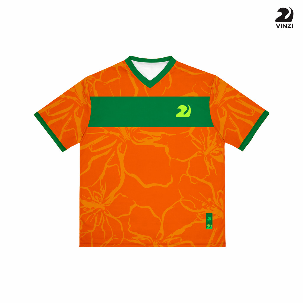 Jual ziva jersey blaze orange dry fit unisex | Shopee Indonesia