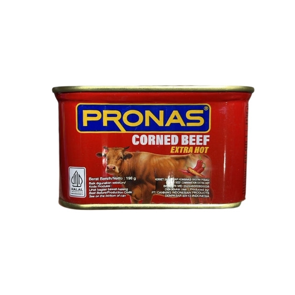 Jual PRONAS CORNED BEEF EXTRA HOT 198 GR | Shopee Indonesia