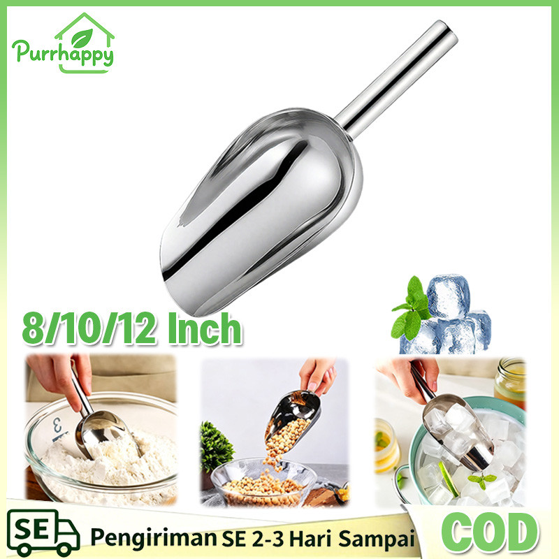 Jual Purrhappy 12 Inch Stainless ICE Scoop Sekop Es Sendok Takaran ...