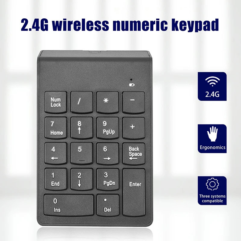 Jual Keypad Keyboard Nomor Angka Numeric Wireless Numpad Laptop PC 2 ...