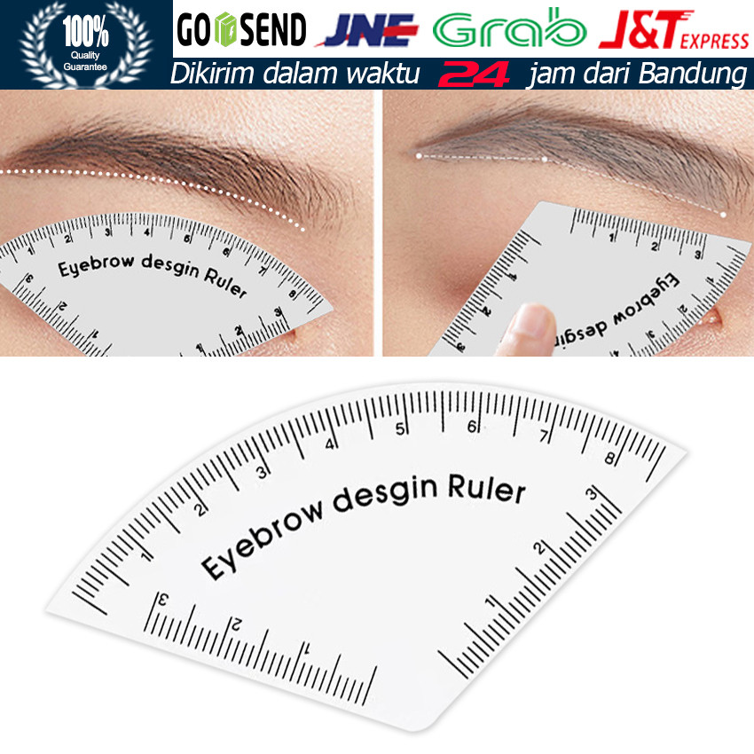 Jual Alat Cetakan Alis Cepat & Presisi / Eyebrow Ruler Profesional ...