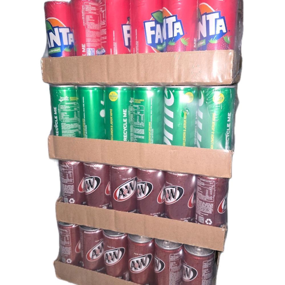 Jual A&W / Coca Cola / Fanta / Sprite / Root Beer AW Kaleng 250 ml (Isi ...