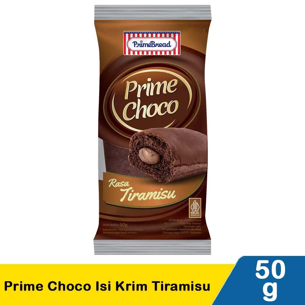Jual PRIME BREAD PRIME CHOCO ISI KRIM TIRAMISU 50g | Shopee Indonesia