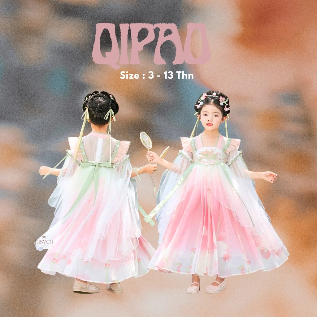 Jual Shanghai Princess Hanfu Dress / Dress Qipao Classy Anak Perempuan ...