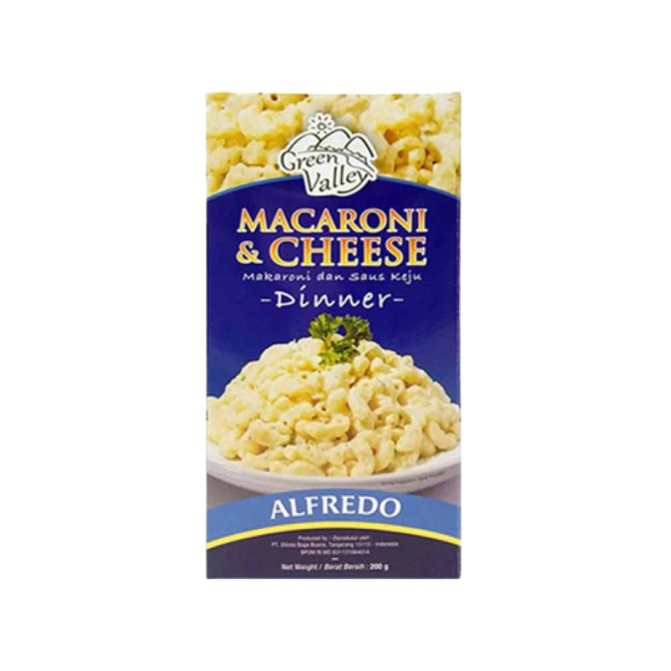 Jual Green Valley Macaroni And Cheese & Cheese Alfredo Sauce 200 gr ...
