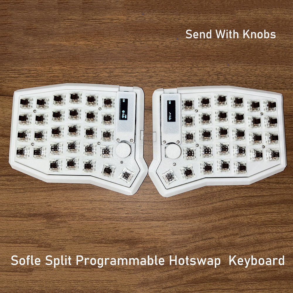 Jual Keyboard 58 Keys New Mechanical RGB Split Keypad Y VIA Firme ...