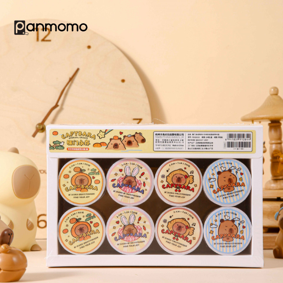 Jual Panmomo Cute Capybara Roll Diary Deco Sticker | Shopee Indonesia
