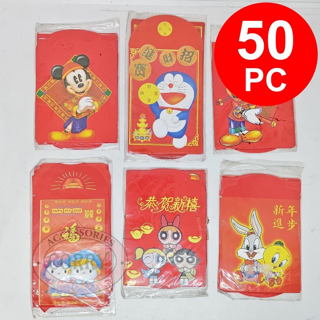 Jual Angpao Imlek Murah Isi 50 Merah 10 Cm Amplop Lokal Indonesia ...