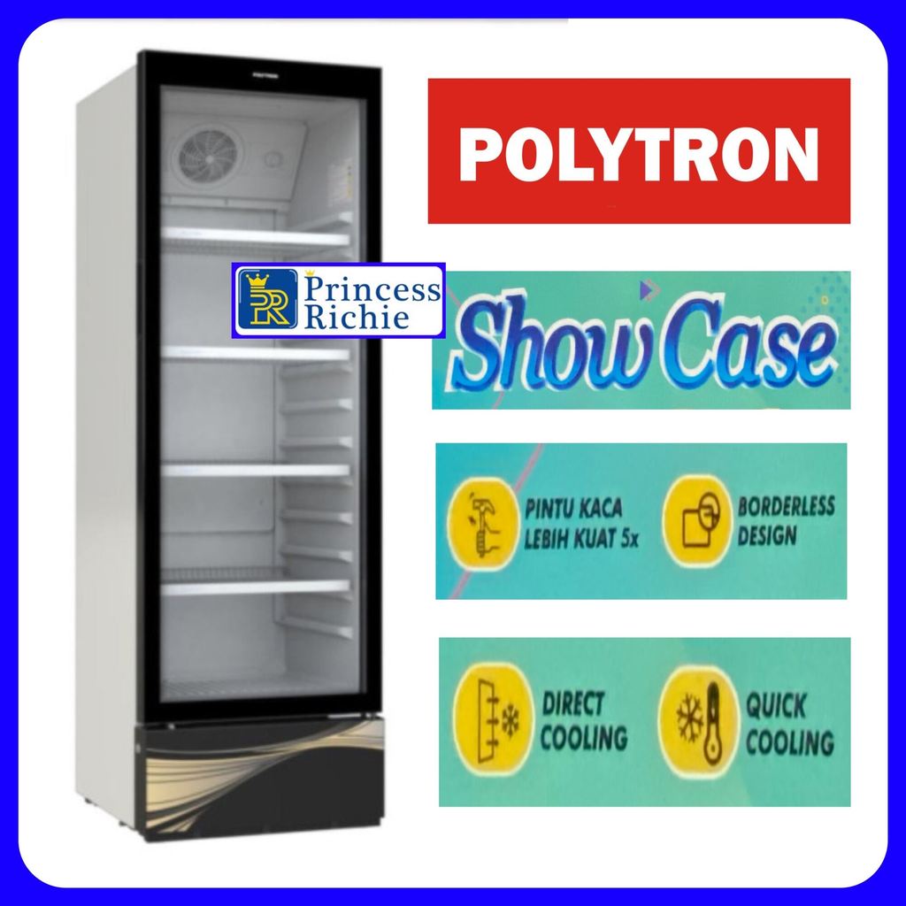 Jual Show case lemari pendingin minuman Polytron 4 Rak SCN 237 | Shopee ...