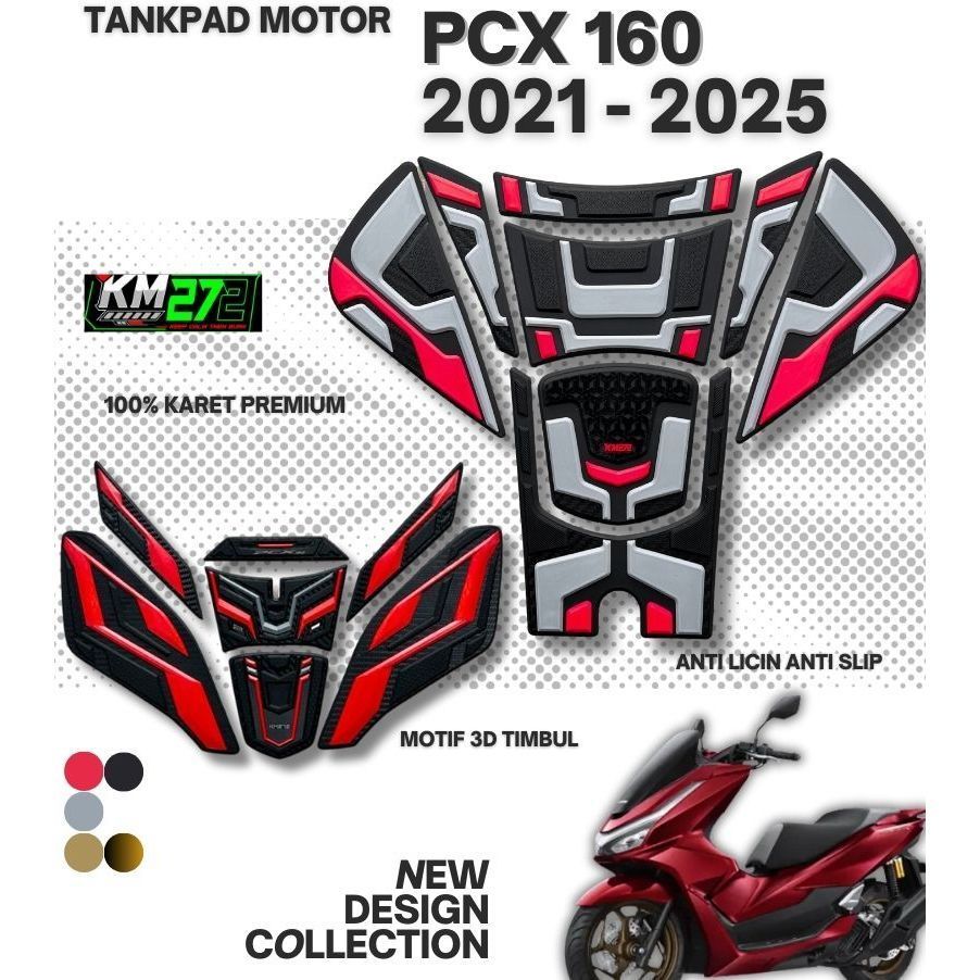 Jual Deckpad Motor PCX 160 2021 - 2025 Full Karet / Aksesoris Motor PCX ...