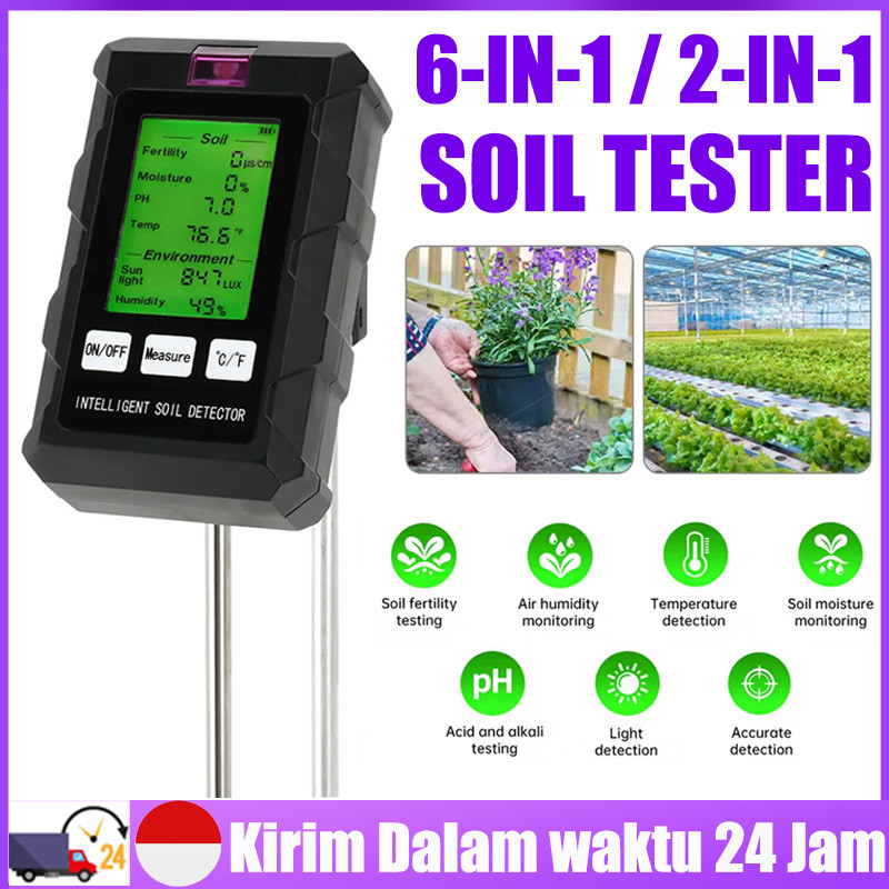 Jual Penguji Analisa Tanah Digital Pengukur PH Tanah Kelembaban ...