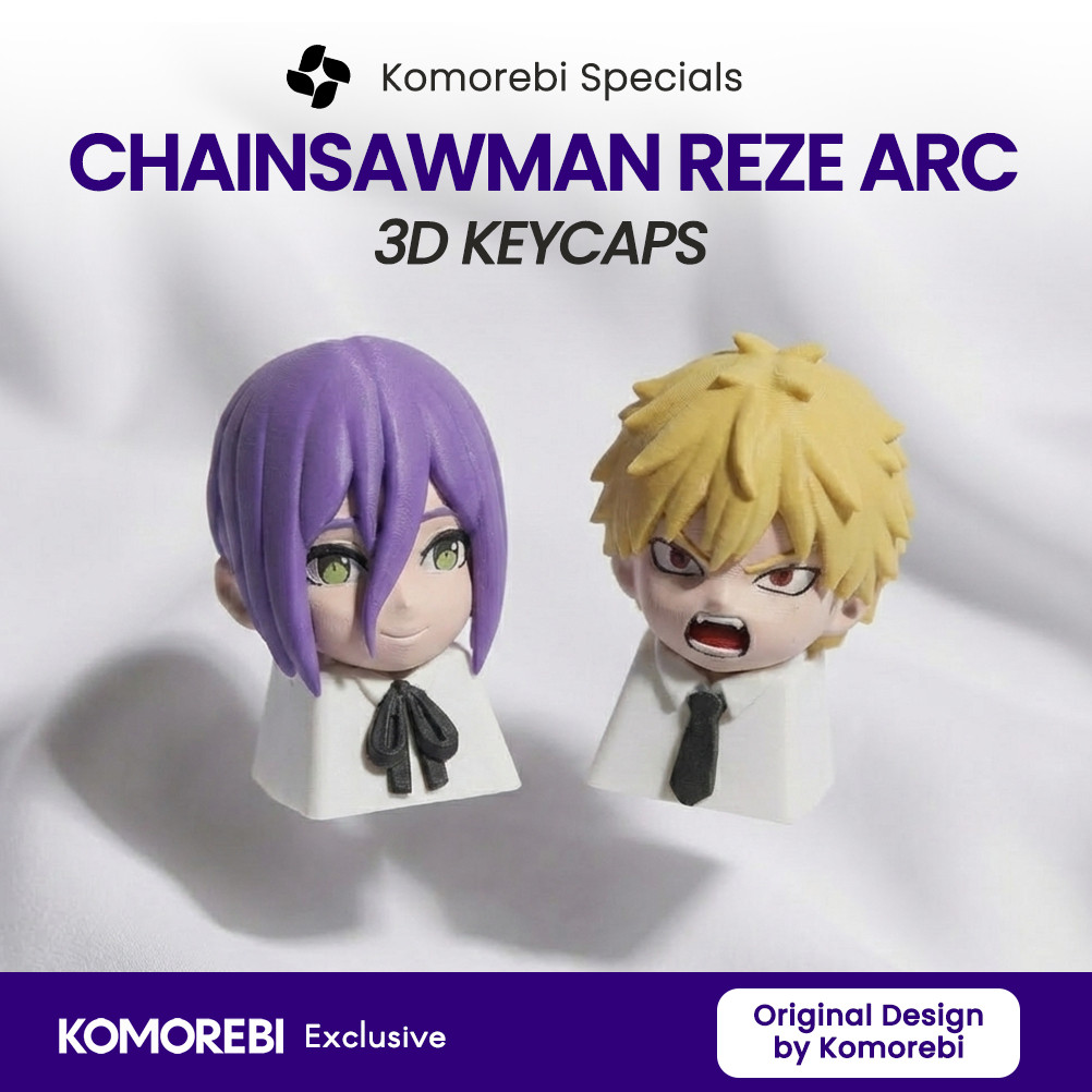 Jual 3D Keycap Keycaps Anime Denji Reze Chainsaw Man Movie Reze Custom ...