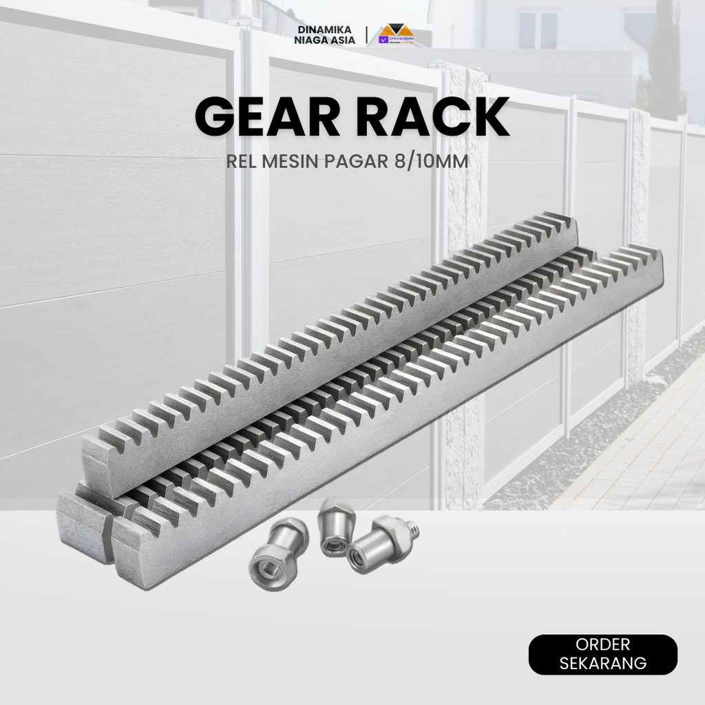 Jual Rel Pintu Sliding Gear Rel Baja Otomatis Tebal 8mm/10mm Untuk ...