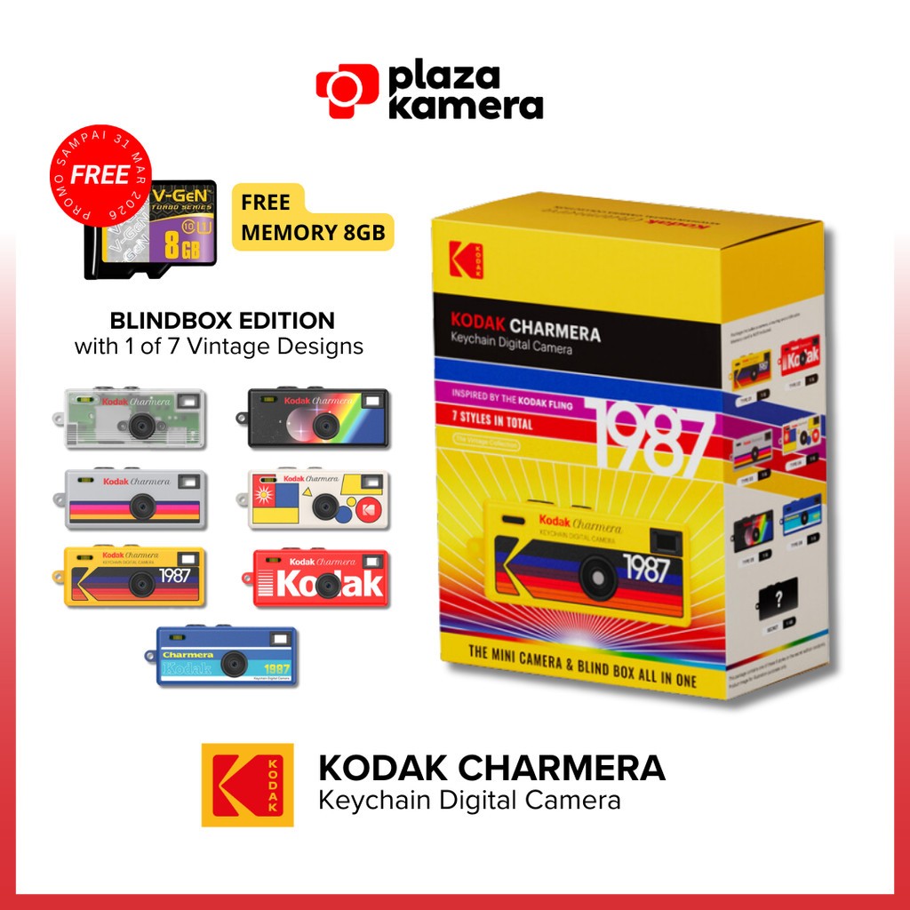 Jual Kodak Charmera Key Chain Digital Camera Blind Box Vintage Edition ...