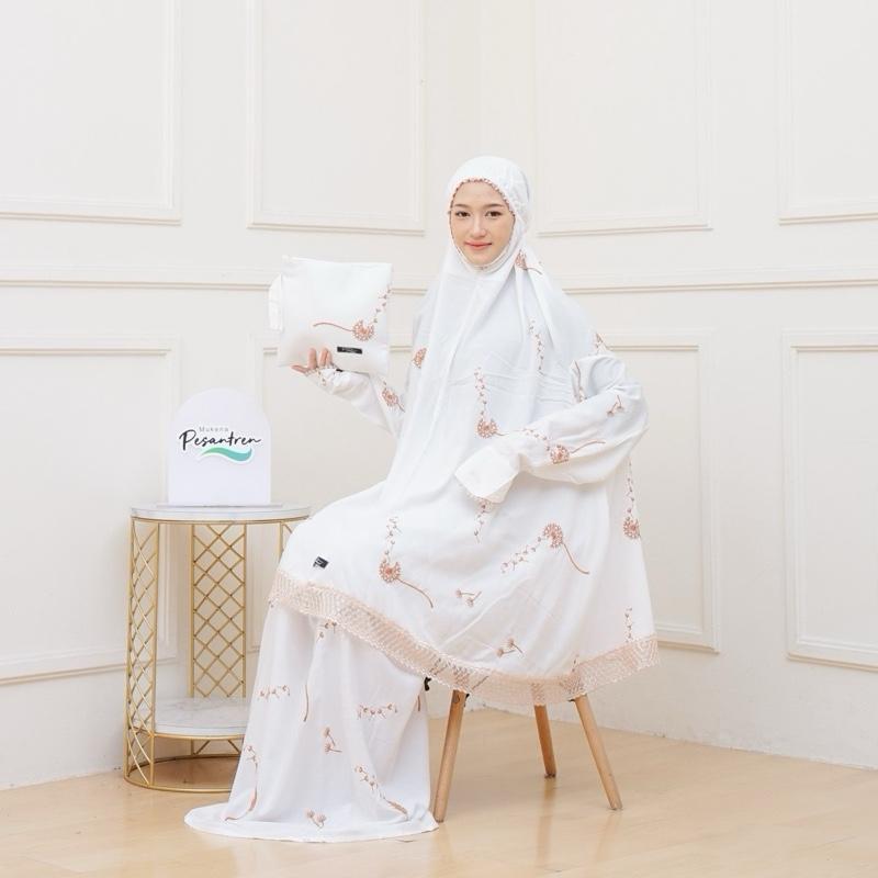 Jual MUKENA POTONGAN BERLENGAN RAYON / MUKENA IKHROM UMROH BORDIR ...