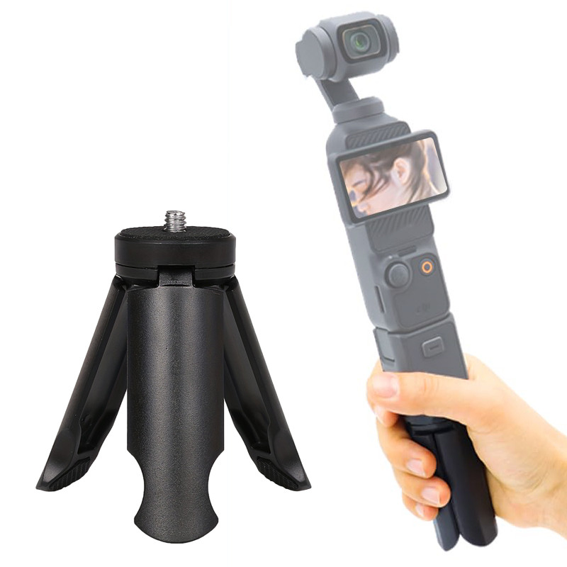 Jual Mini Tripod Stand With 1/4'' Screw For DJI Pocket 3 Gopro Camera ...