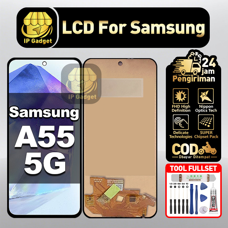 Jual LCD SAMSUNG A55 5G Fullset LCD HP Touchscreen Layar Sentuh Touch ...