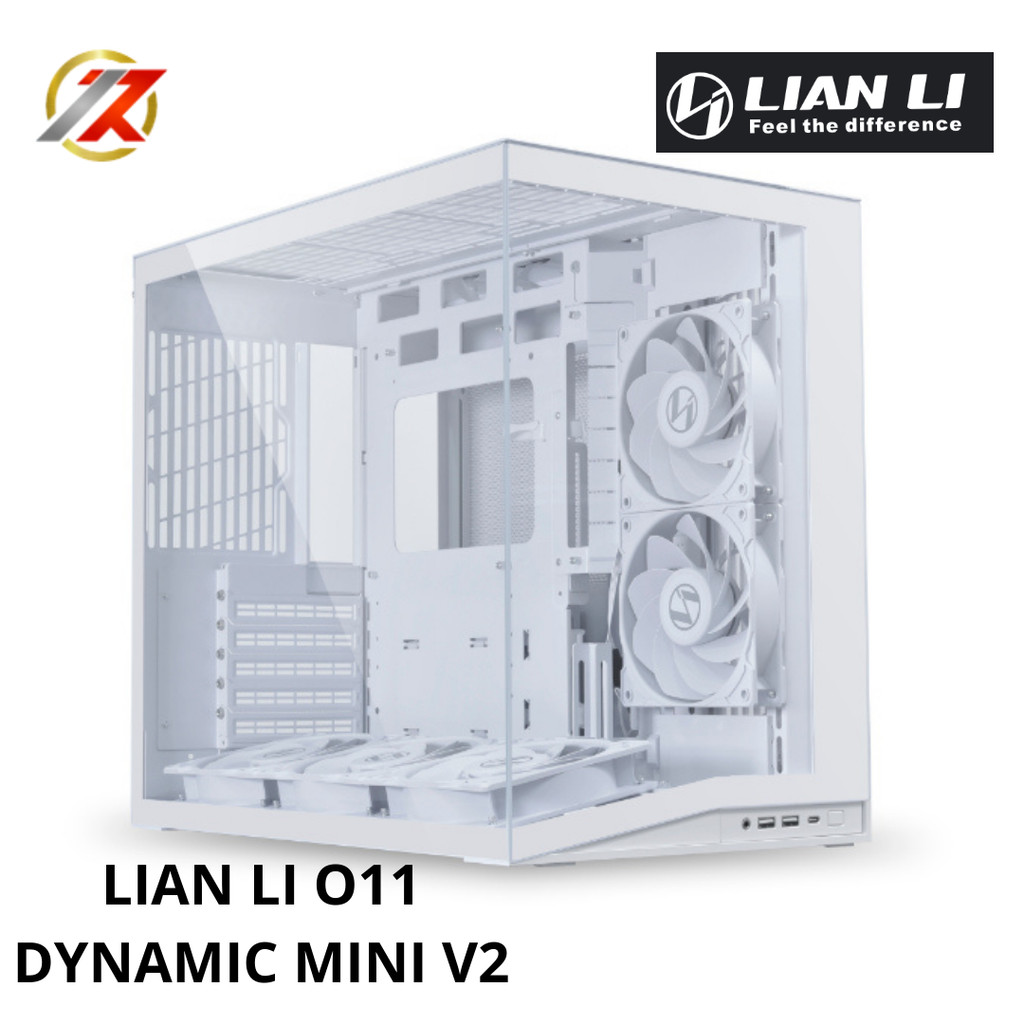 Jual LIAN LI O11 DYNAMIC MINI V2 Flow (WHITE) Compact ATX Mid-Tower ...