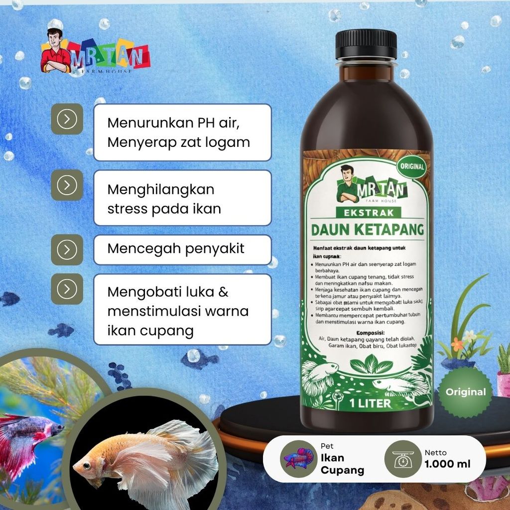 Jual MRTAN Ekstrak Daun Ketapang ORIGINAL 1L | Shopee Indonesia