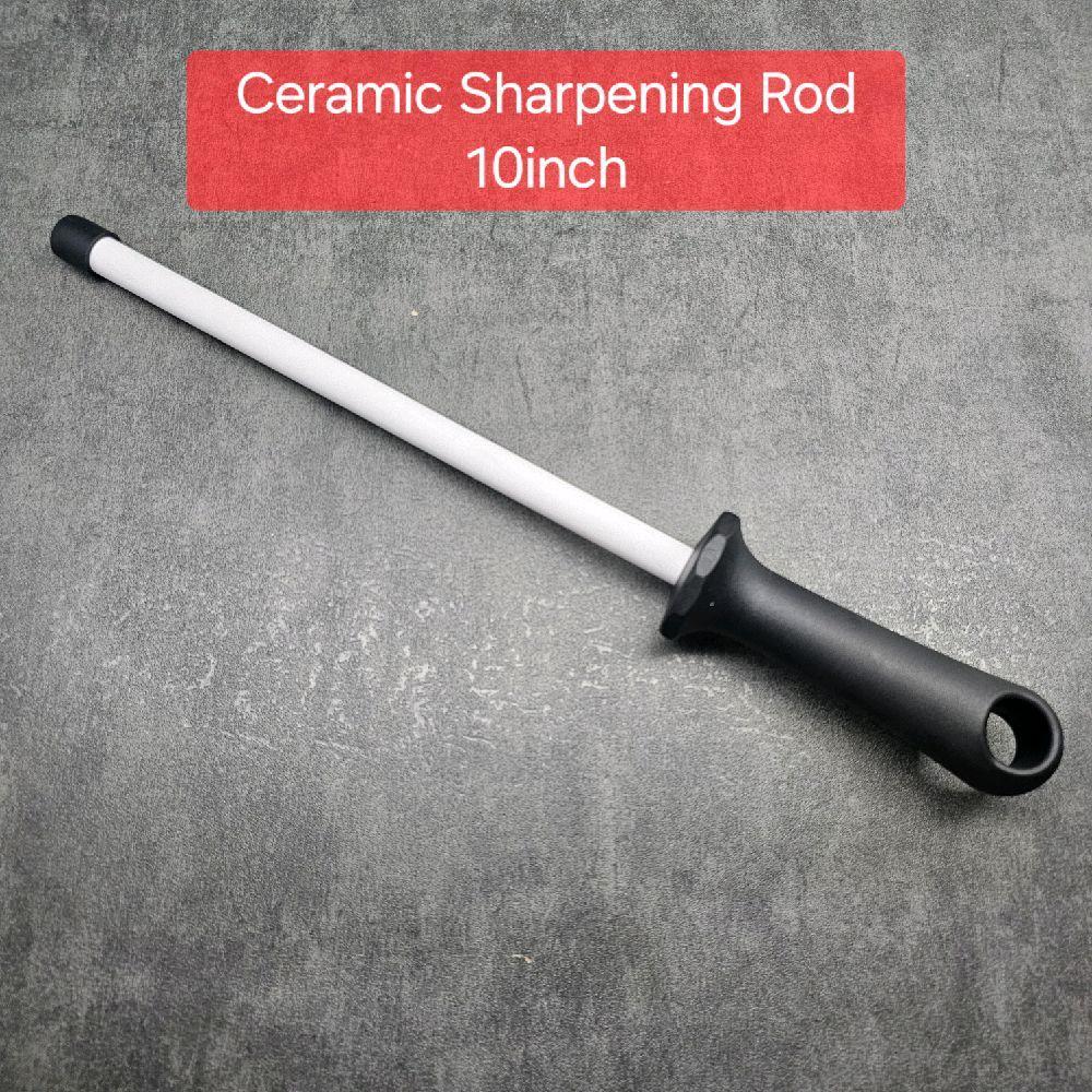 Jual Ceramic Sharpening Rod Pengasah Pisau Stik Keramik Putih 10 Inch ...