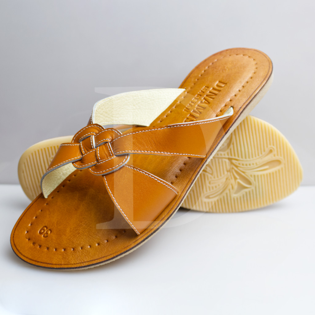 Jual Sandal Kulit Wanita Selop Teplek Klabang | Shopee Indonesia