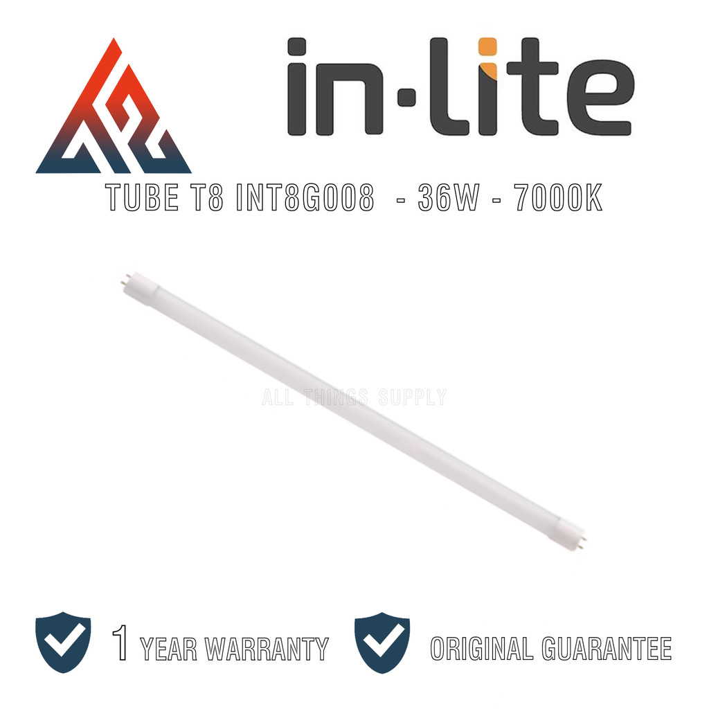 Jual Inlite INT8G008 Tube Light LED Lampu TL T8 36W Putih Double Ended ...