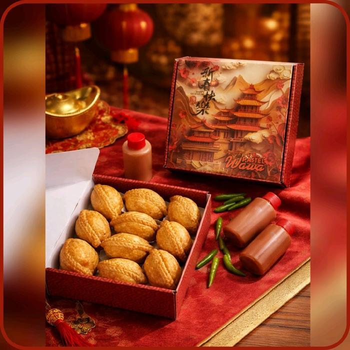 Jual Pastel WAWA isi 10pcs box hampers imlek chinese new year - Matang ...