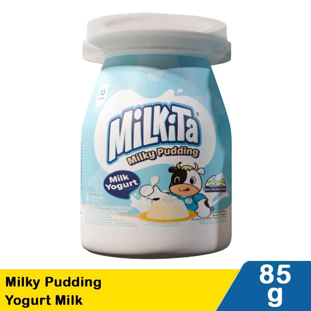 Jual MILKITA MILKY PUDDING YOGURT MILK 85g | Shopee Indonesia
