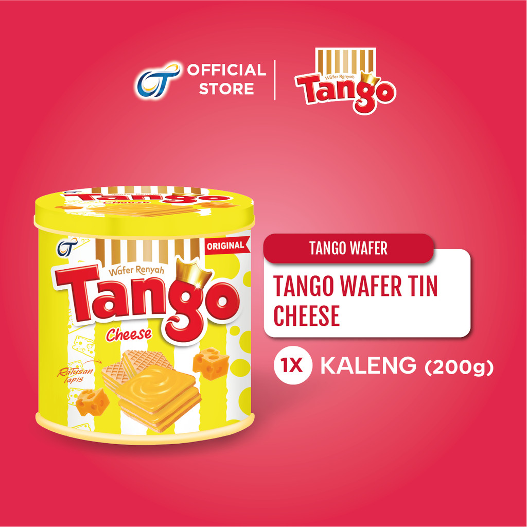 Jual Tango Wafer Rasa Cheese Kaleng 200Gram - Cocok untuk Hadiah ...