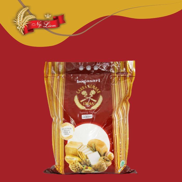 Jual CAKRA KEMBAR EMAS Tepung Premix Roti 5 kg | Shopee Indonesia