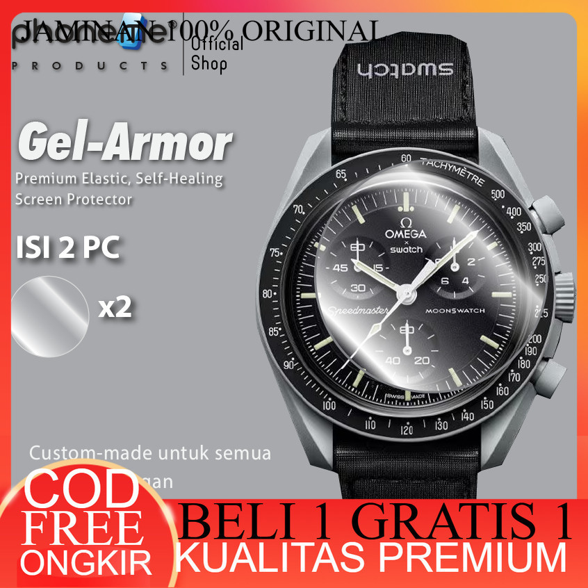 Jual PhoneMe Omega Moonswatch Gel Armor Hydrogel Non Tempered glass ...