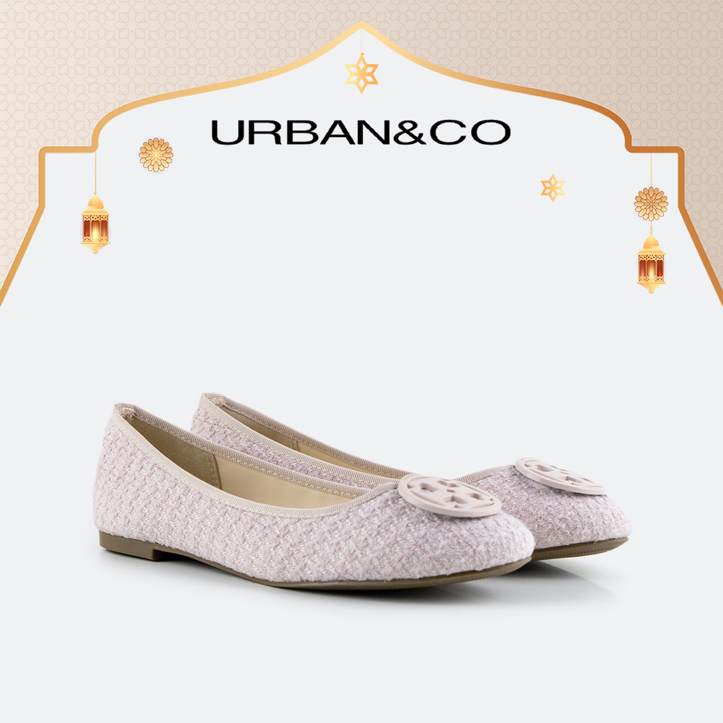 Jual URBAN&CO Valeria Flatshoes Sepatu Sandal Kerja Slip On Wanita ...