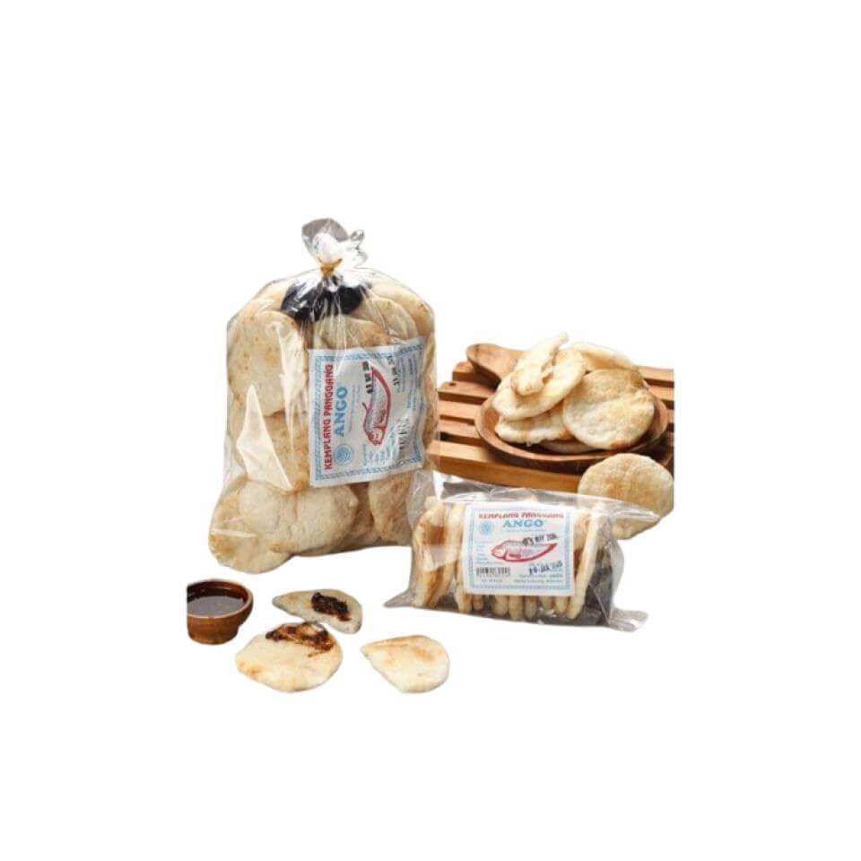 Jual Kerupuk Kemplang Ango Asli Panggang Asli Lampung 10 pcs | Shopee ...