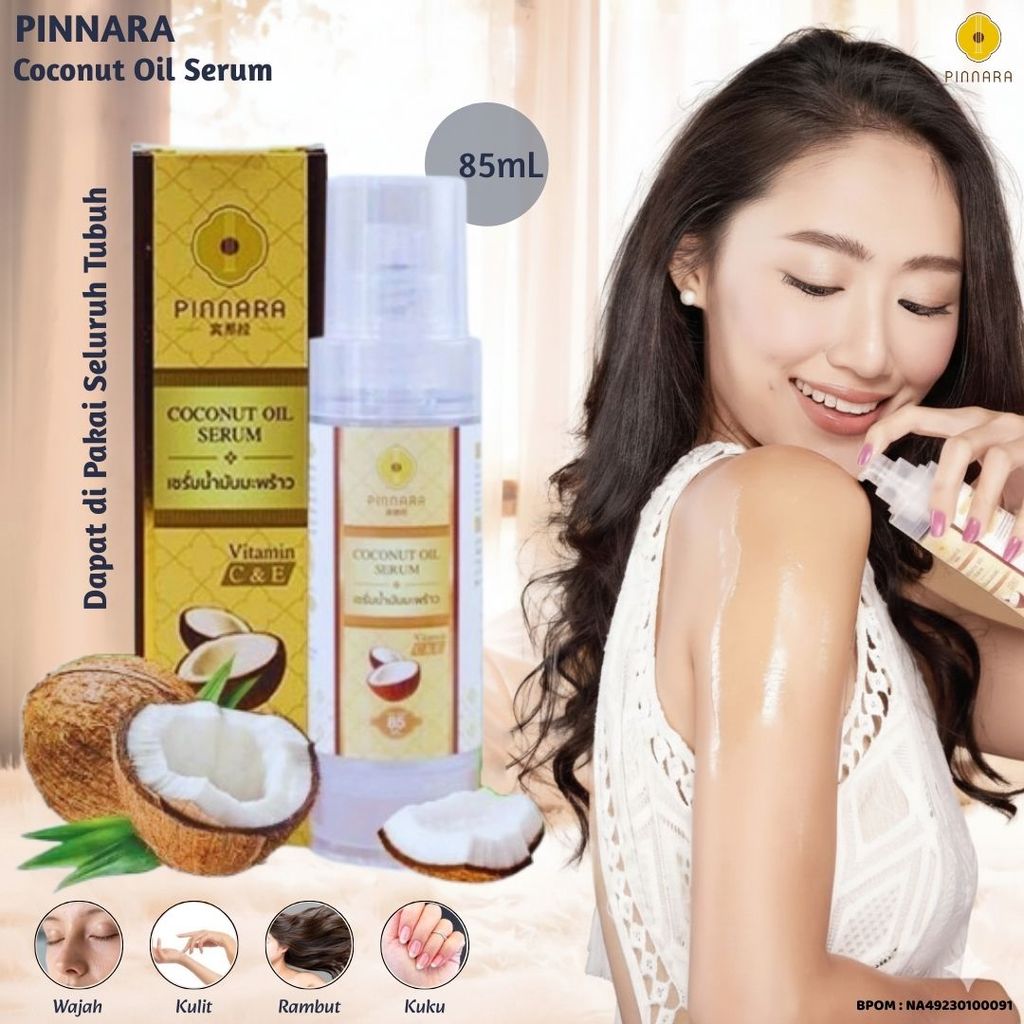 Jual PINNARA Coconut Oil Serum 85ml - Serum Minyak Kelapa Untuk Kulit ...