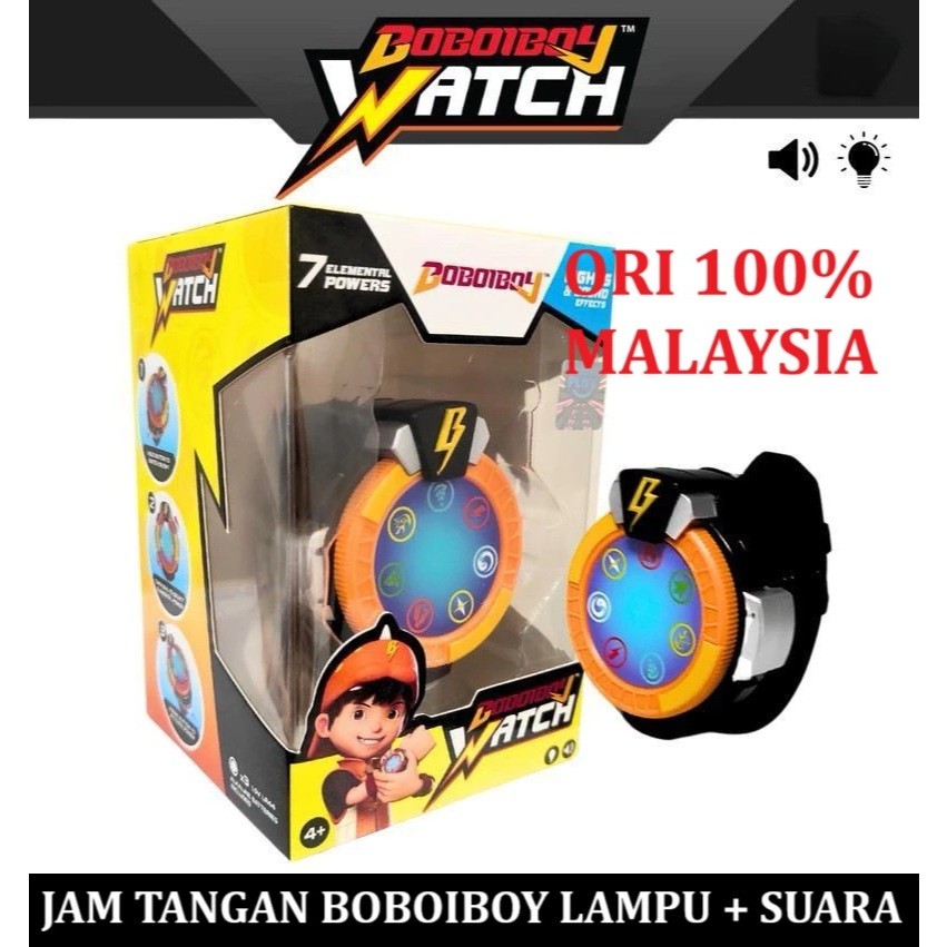 Jual JM001 Jam Tangan Boboiboy 7 Elemental Powers Original Import ...