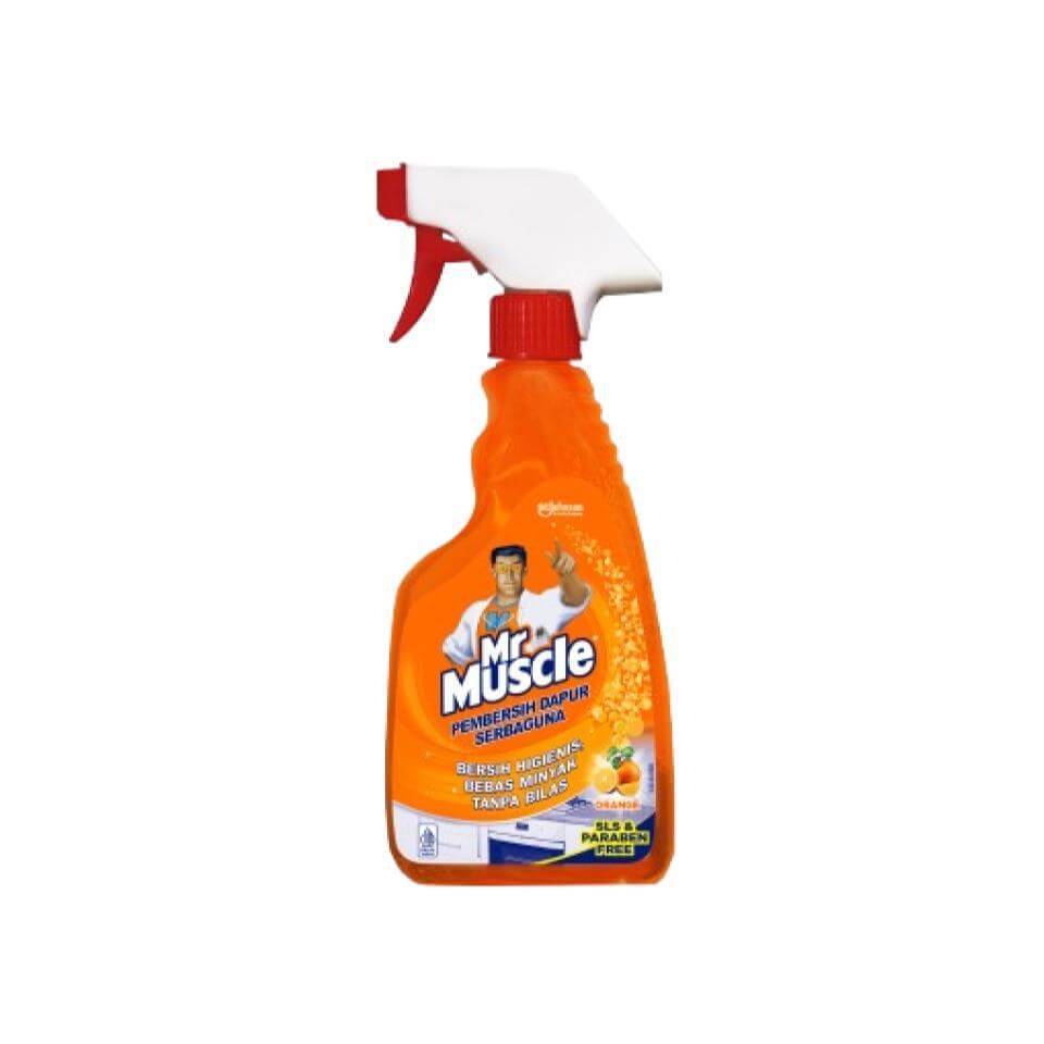 Jual Mr Muscle Pembersih Dapur Orange Botol 500 ml | Shopee Indonesia