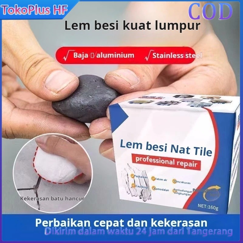 Jual 160g Perbaikan Kebocoran Kuat Penyumbatan Lumpur Retak Lem Besi ...