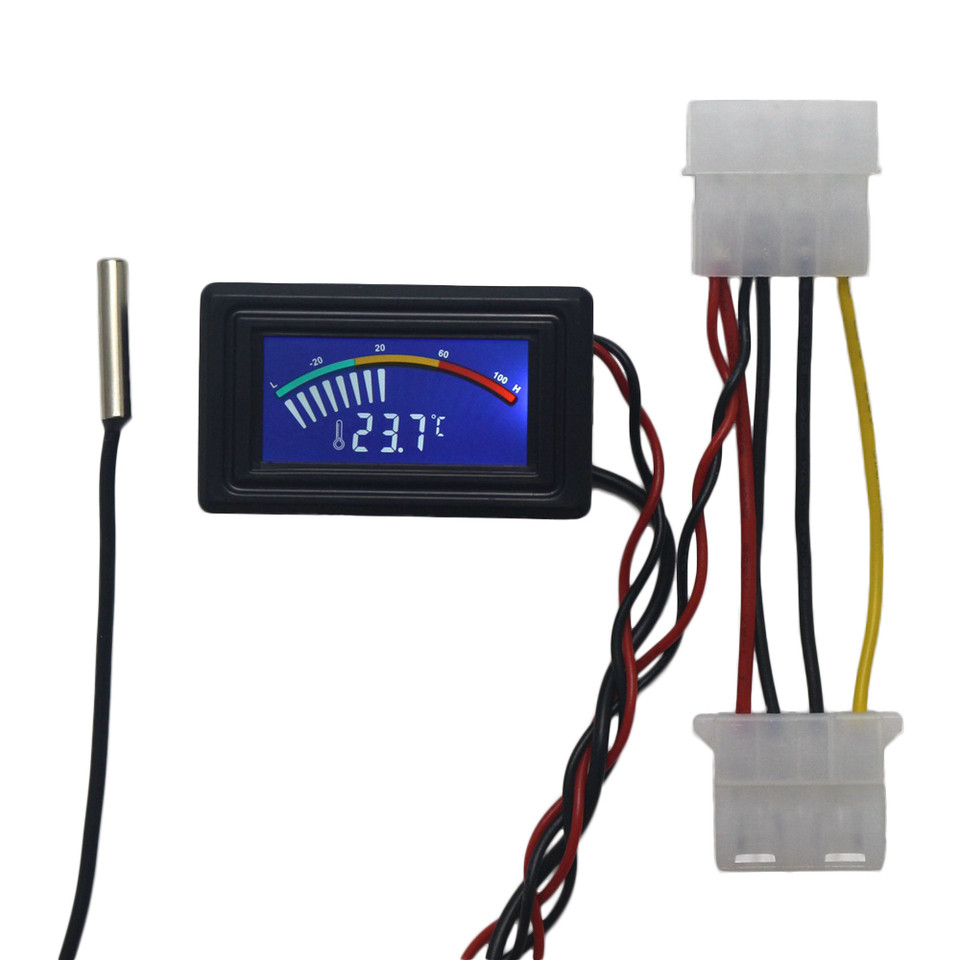 Jual Ketotek usb Thermometer LCD Digital Pointer Car Water Temperature ...