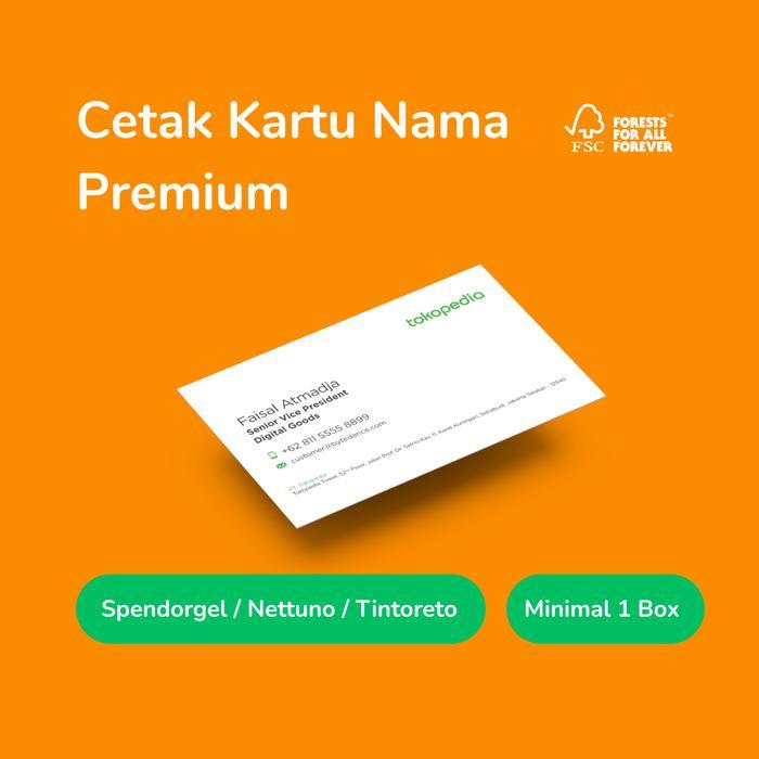 Jual Cetak Kartu Nama Instan Versi Premium - Cetak 1 Sisi - Splendorgel ...