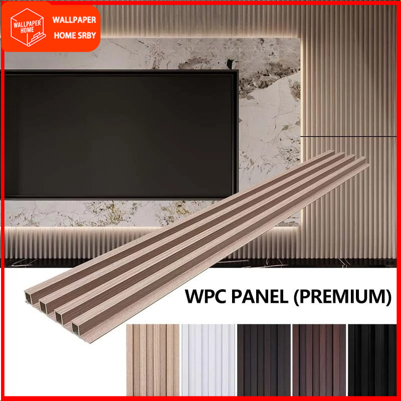 Jual WALLPAPER HOME Panel Dinding WPC PVC 3D Motif Kayu Premium ...