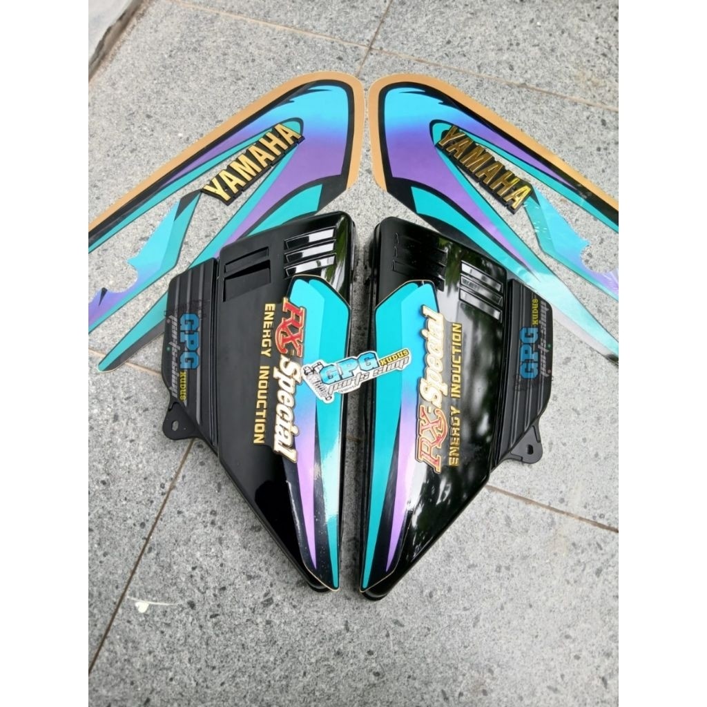 Jual Dop Accu Box Tutup Aki RX Spesial RX S 1995-1996 Set Emblem ...