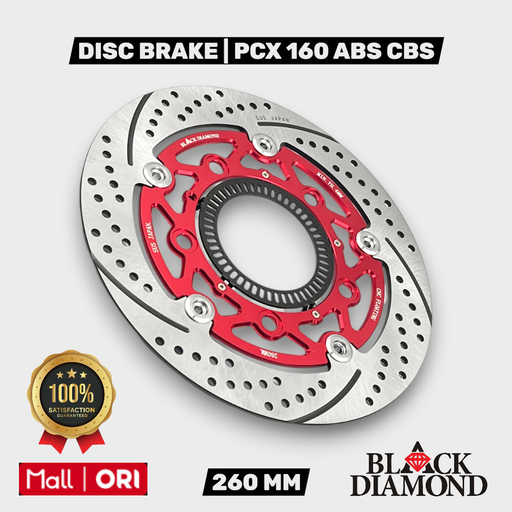 Jual Black Diamond - Front Disc Brake 260 mm PCX 160 ABS CBS Floating ...