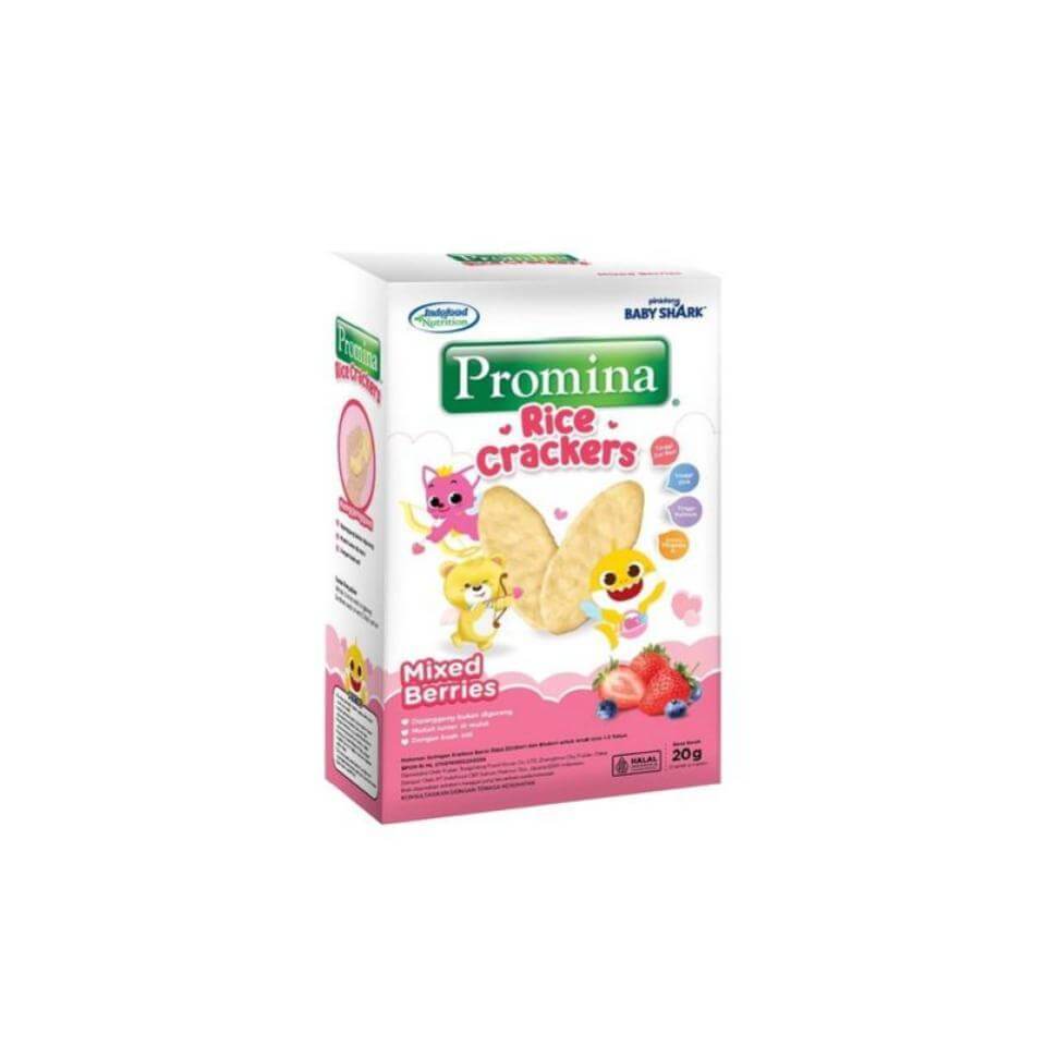 Jual Promina Snack Bayi Rice Crackers Rasa Mix Berries 20 gr | Shopee ...