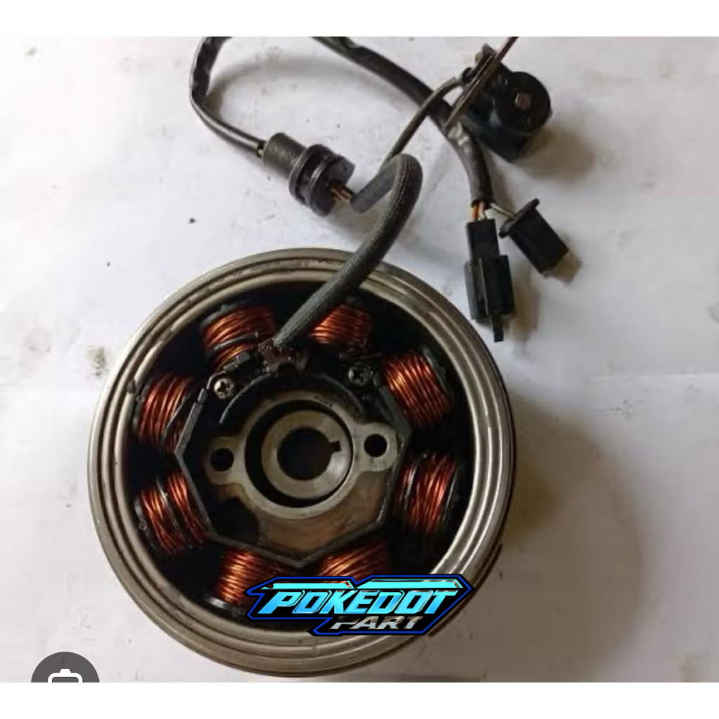 Jual Spull+Magnet Magnit sepull Shogun 125 second original copotan ...