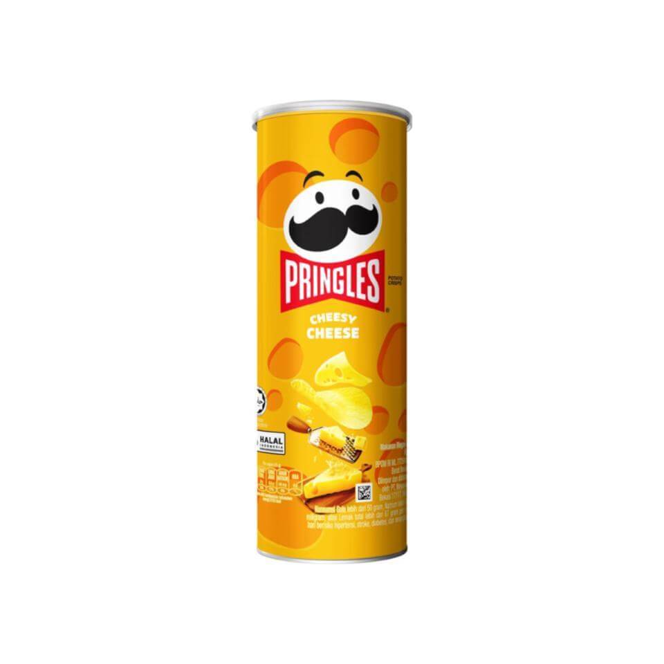 Jual Pringles Keripik Kentang Cheesy Cheese 102 gr | Shopee Indonesia