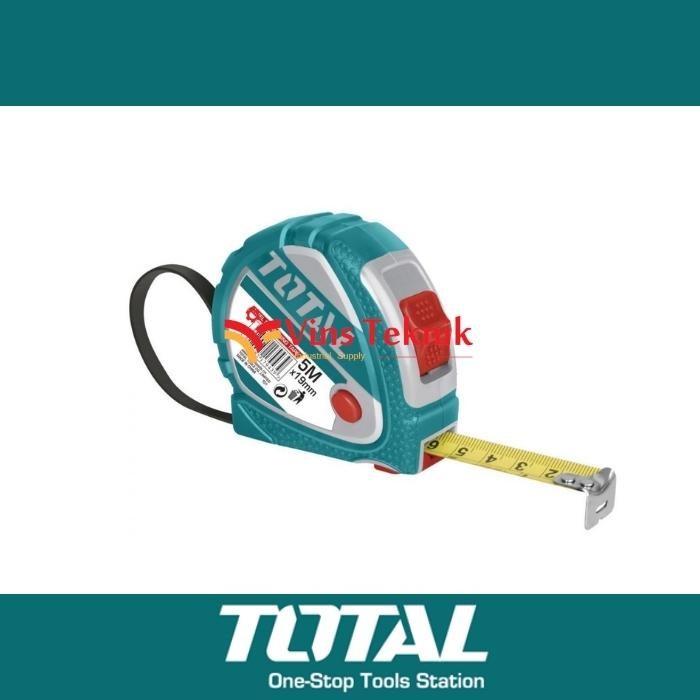 Jual TOTAL TMT126251 METERAN 5M X 19 MM Steel Measuring Tape 5 Meter ...